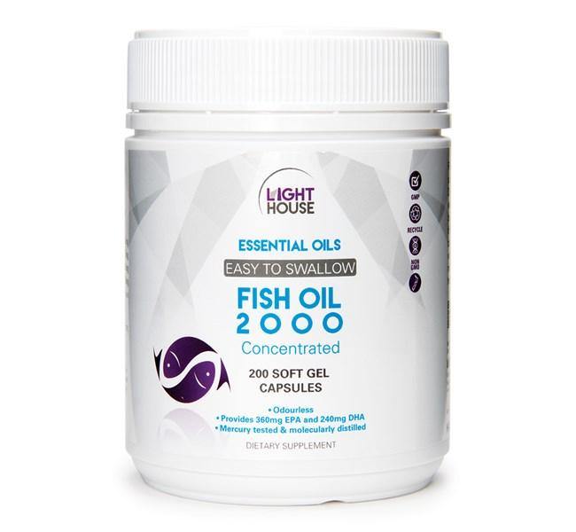 Lighthouse Fish Oil 2000 Concentrate | Omega Oil – Lighthouse Supplements